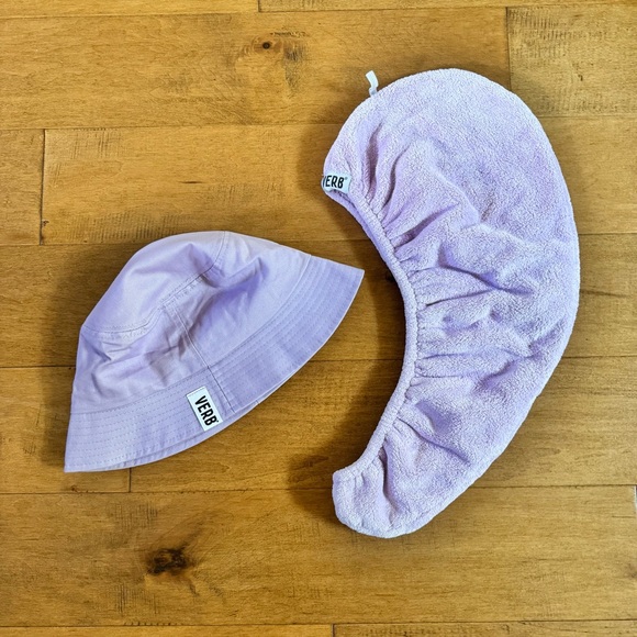 Verb | Accessories | Nwt Verb Hair Bucket Hat And Hair Wrap Drying ...